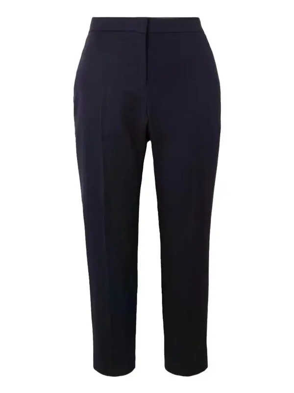 Alexander McQueen Cropped Tailored Trousers - Blue