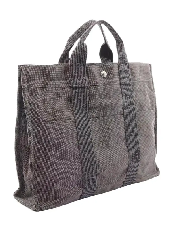 Hermès 20th Century Canvas Herline Mm Tote Bag - Grey