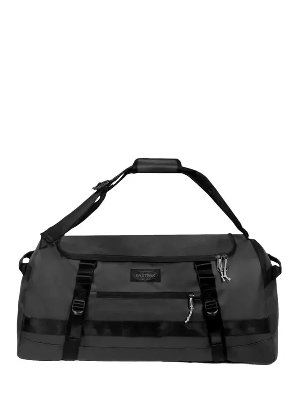 EASTPAK Logo Patch Buckle Strap Backpack - Grey