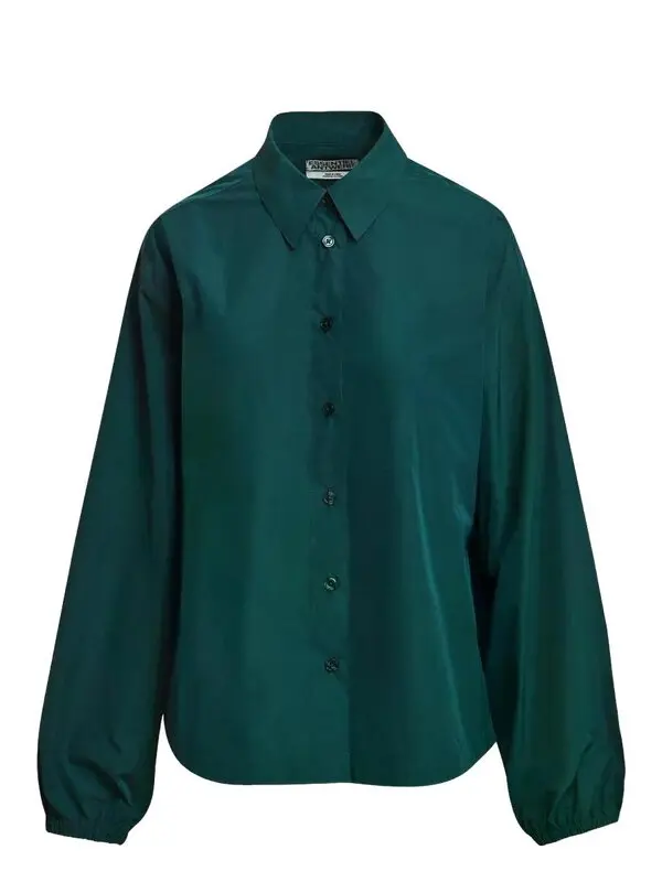 Essentiel Antwerp Oversized Voluminous Sleeve Shirt - Green