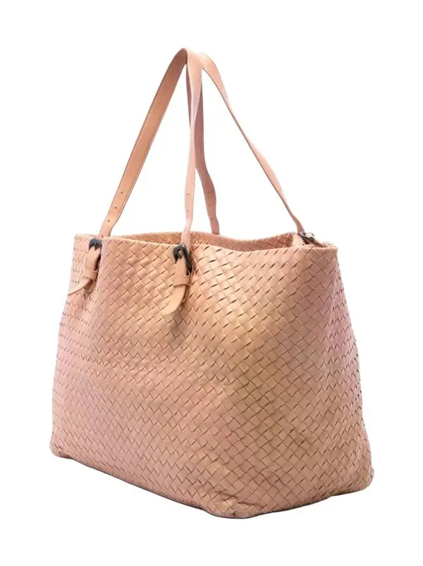 Bottega Veneta 2012-2026 Large Nappa Intrecciato Cesta Tote Bag - Brown