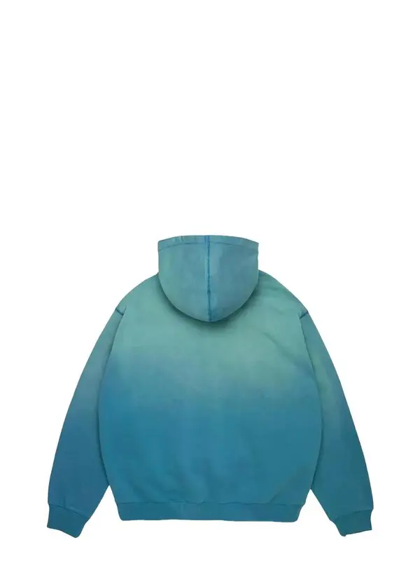 DENIM TEARS Peace Wreath Zip-up Hoodie - Blue