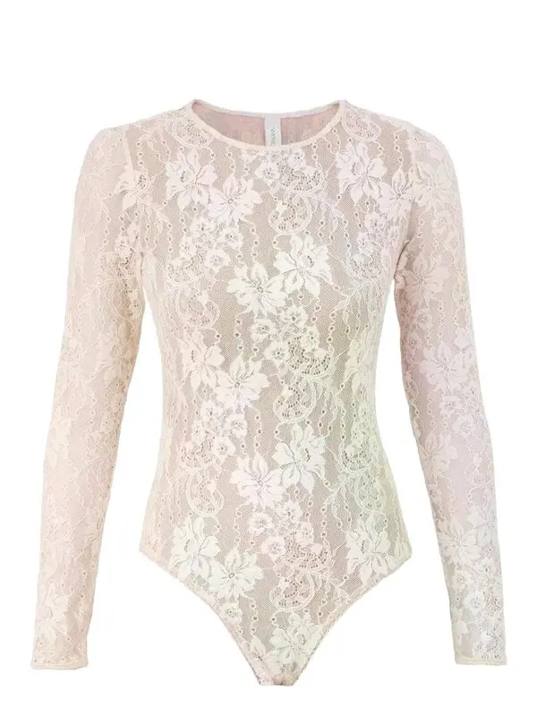 Zimmermann Lace Bodysuit - Neutrals