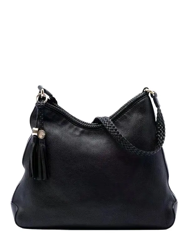Gucci 2016-2026 Calfskin Marrakech Shoulder Bag - Black
