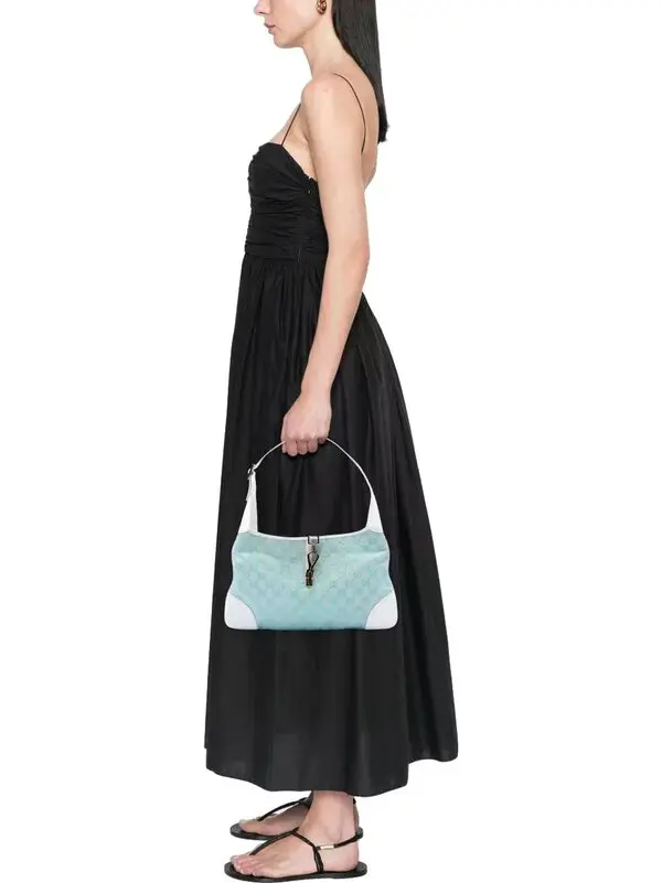 Gucci 2000-2015 Gg Canvas Jackie Hobo Shoulder Bag - Blue
