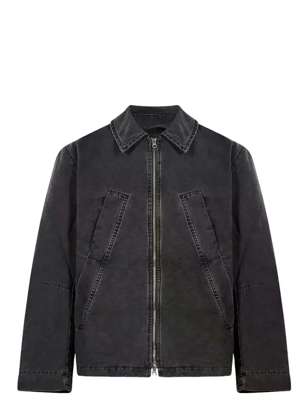 You Must Create Repetition Denim Jacket - Black