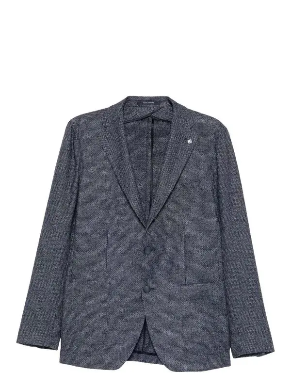 Tagliatore Single-breasted Blazer - Blue
