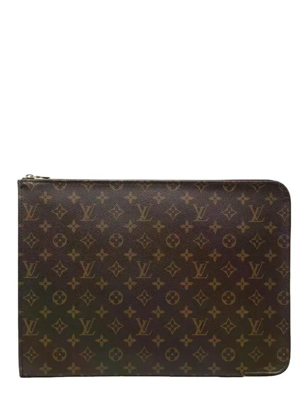 LOUIS VUITTON Monogram Canvas Portfolio Business Bag - Brown