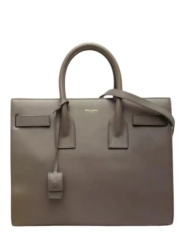 Saint Laurent Sac De Jour Satchel - Brown