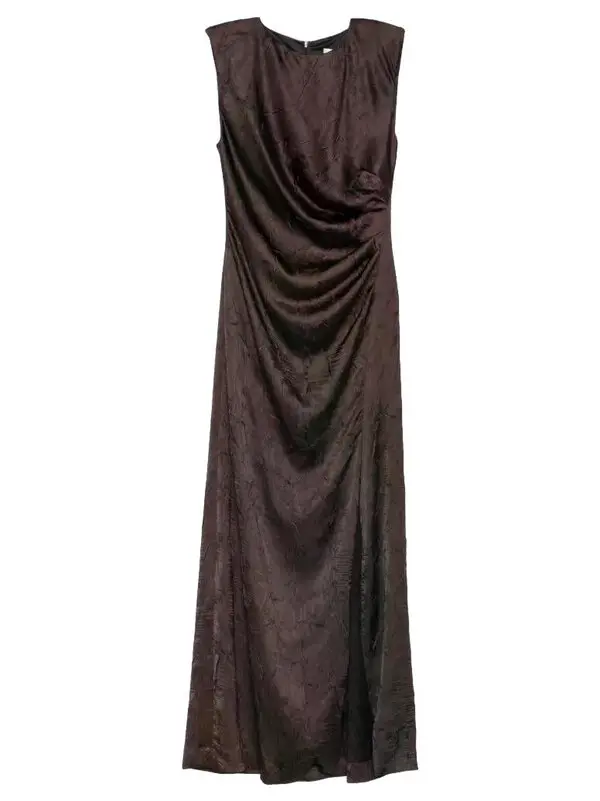 Maje Sleeveless Maxi Dress - Brown