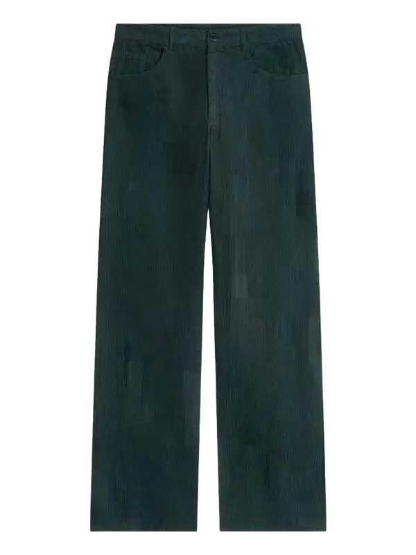 Dries Van Noten Straight-leg Corduroy Pants - Green