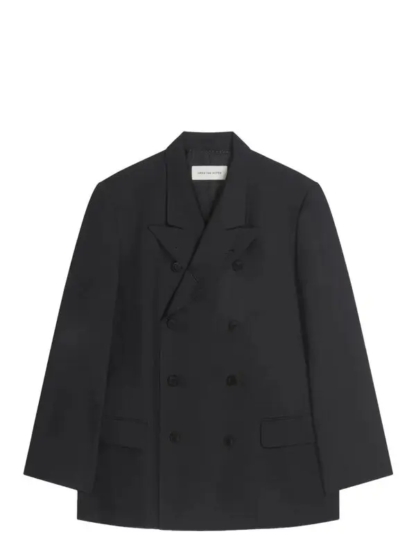 Dries Van Noten Oversized Wool Blazer - Black