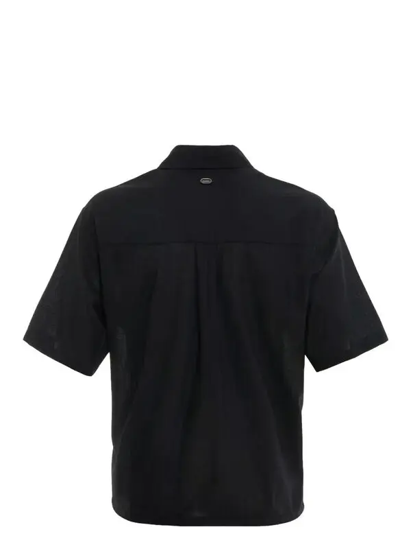 SOLID HOMME Chest-pockets Shirt - Black