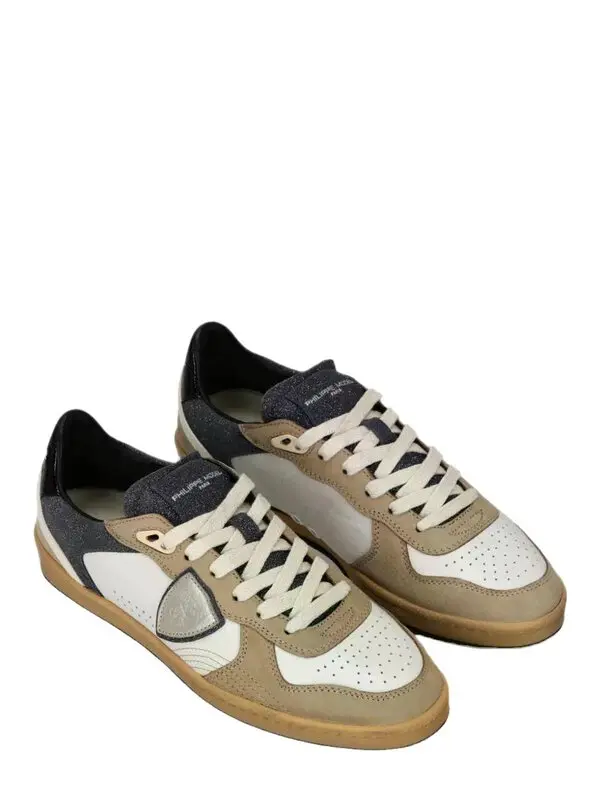 Philippe Model Panelled Sneakers - Neutrals