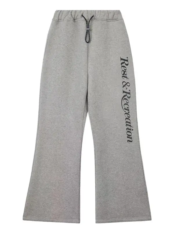 REST&RECREATION Logo Detail Drawstring Trousers - Grey