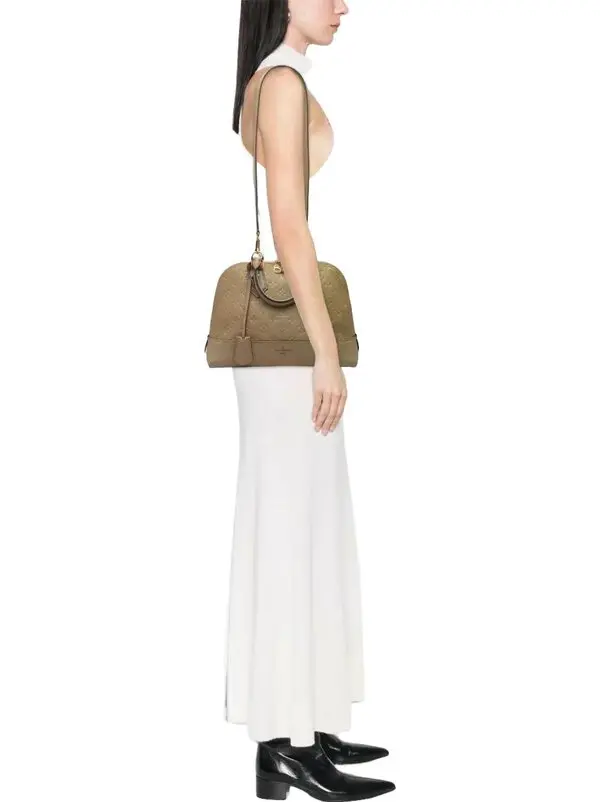 LOUIS VUITTON Monogram Empreinte Neo Alma Pm Satchel - Neutrals