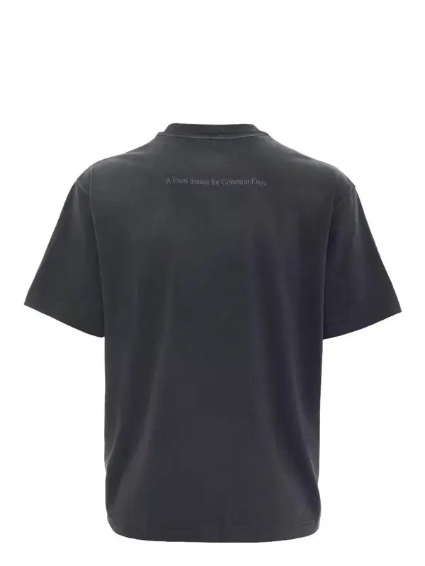 SOLID HOMME Solid Seoul Graphic-print T-shirt - Grey