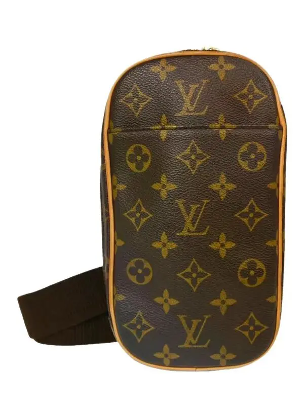 LOUIS VUITTON 2005 Pochette Gange Belt Bag - Brown