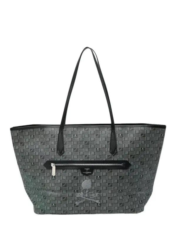 MASTERMIND WORLD X Moreau Paris Tote Bag With Monogram And Skull Print - Grey