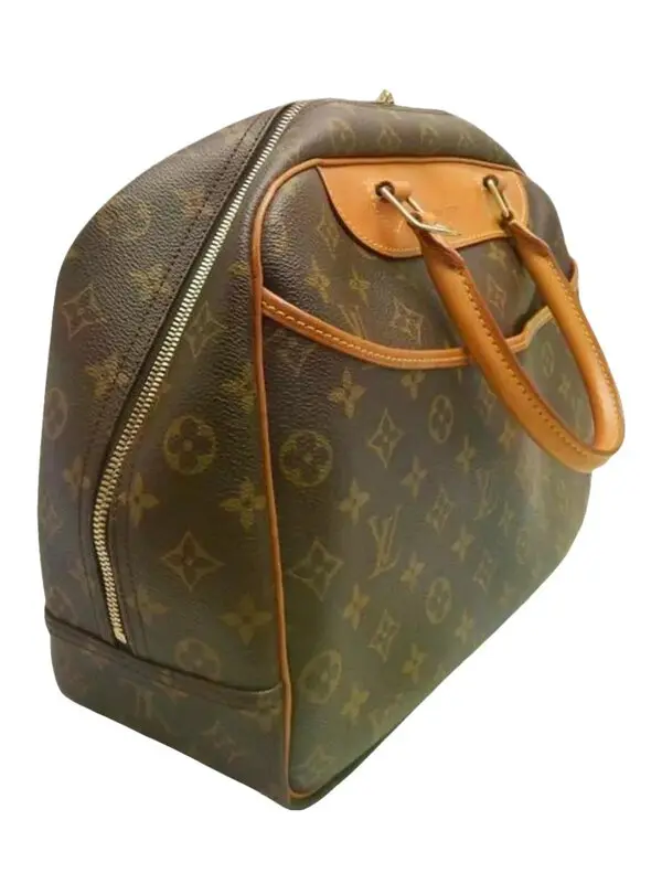 LOUIS VUITTON 1998 Monogram Deauville Handbag - Brown