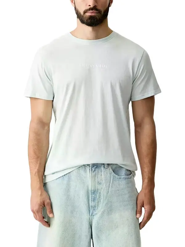 TRUSSARDI Logo-print Crew-neck T-shirt - Blue
