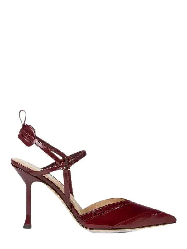 Fendi Very Colibrì Pointed-toe Strap Pumps - Red