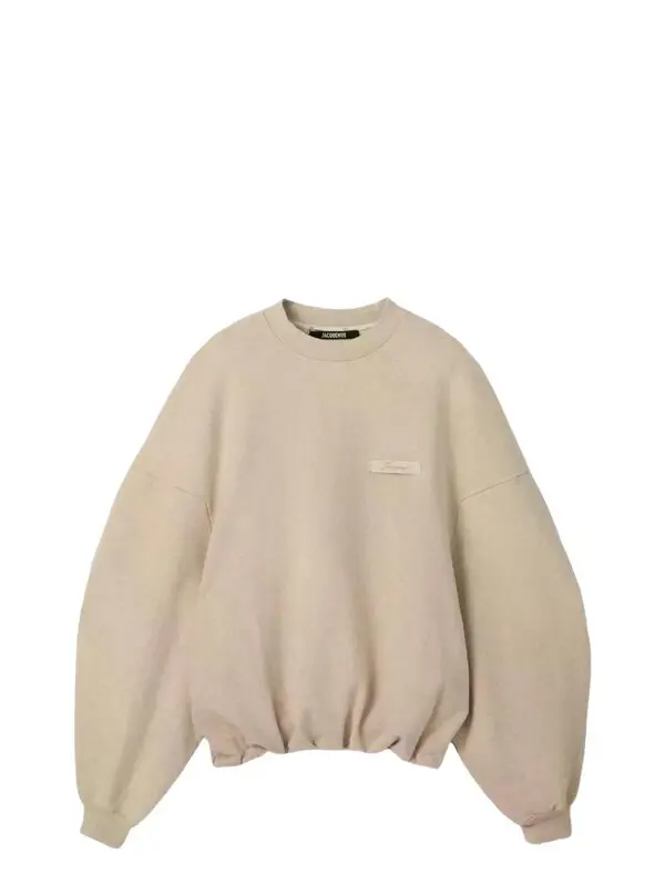 Jacquemus The Ruban" Sweatshirt - Neutrals