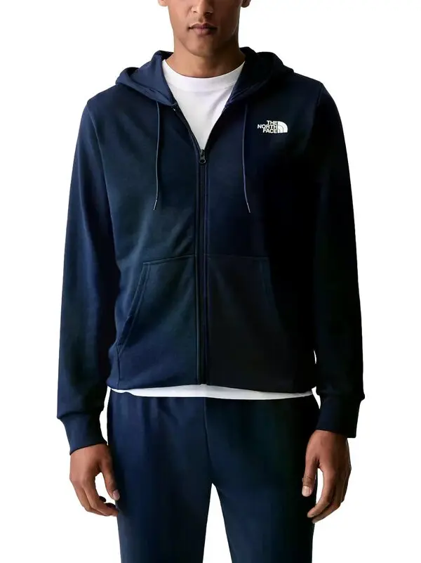 The North Face Simple Dome Logo-print Zip-up Hoodie - Blue