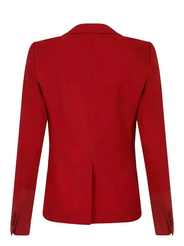 TONELLO Peak Lapel Single-breasted Blazer - Red