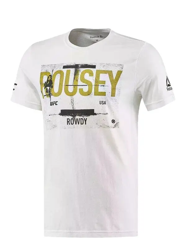 REEBOK Ufc Ronda Rousey T-shirt - White