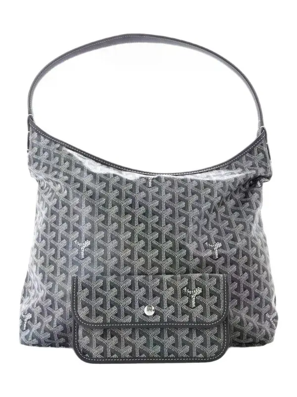 Goyard Boheme Coated Canvas Hobo Bag - Grey
