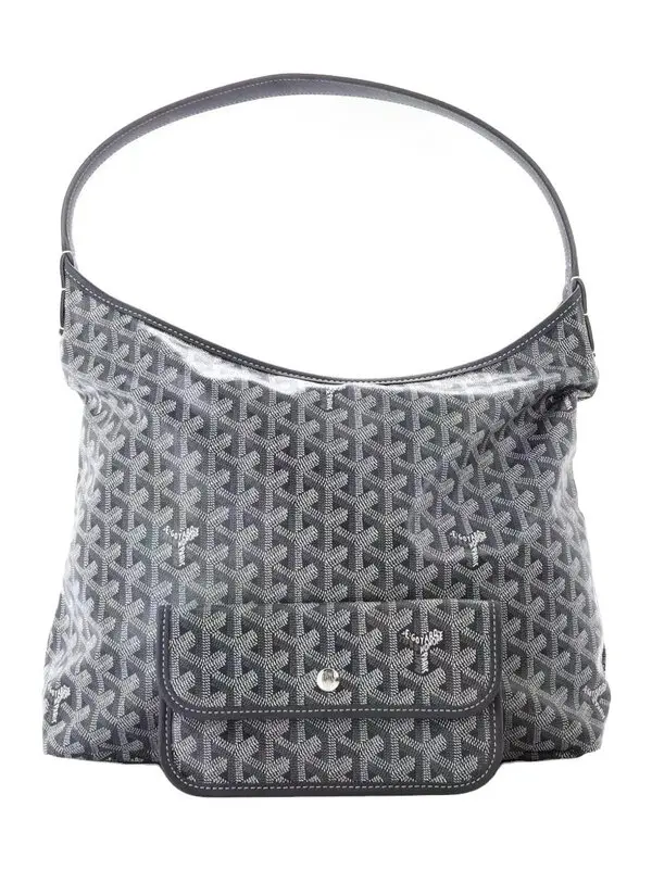Goyard Boheme Coated Canvas Hobo Bag - Grey