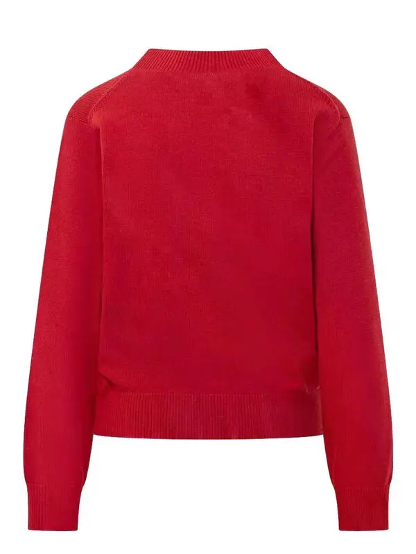Kenzo Jumping Tiger Cotton Wool Sweater - Red