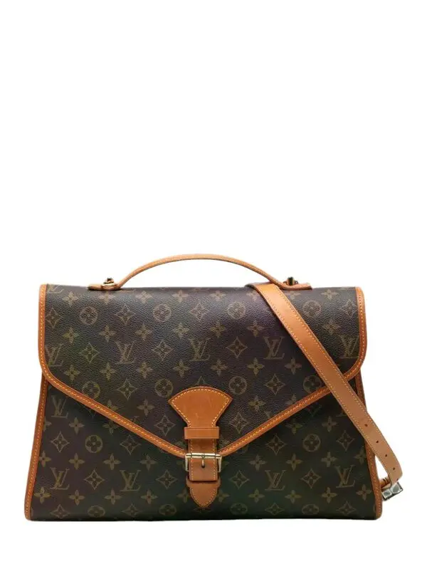LOUIS VUITTON 1996 Monogram Beverly Briefcase Mm Business Bag - Brown
