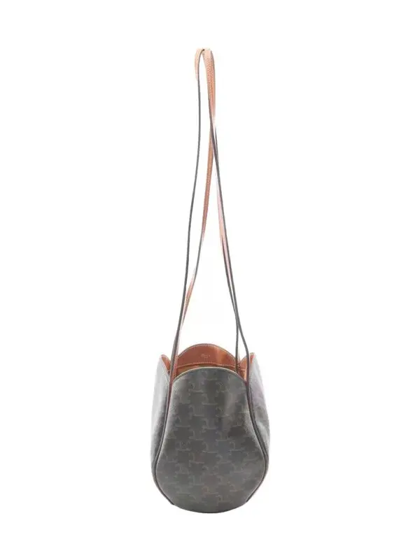 Celine Triomphe Canvas Marlou Shoulder Bag - Brown