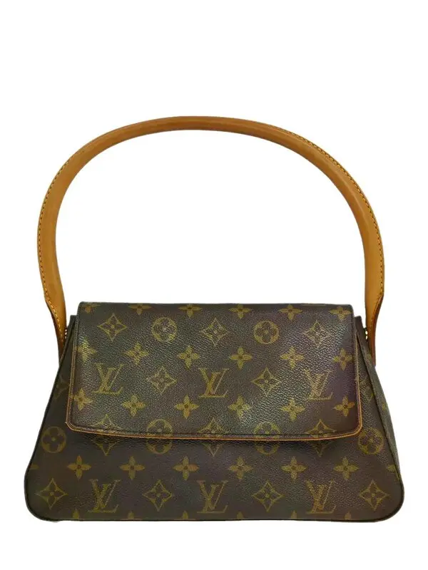 LOUIS VUITTON 2002 Mini Looping Handbag - Brown