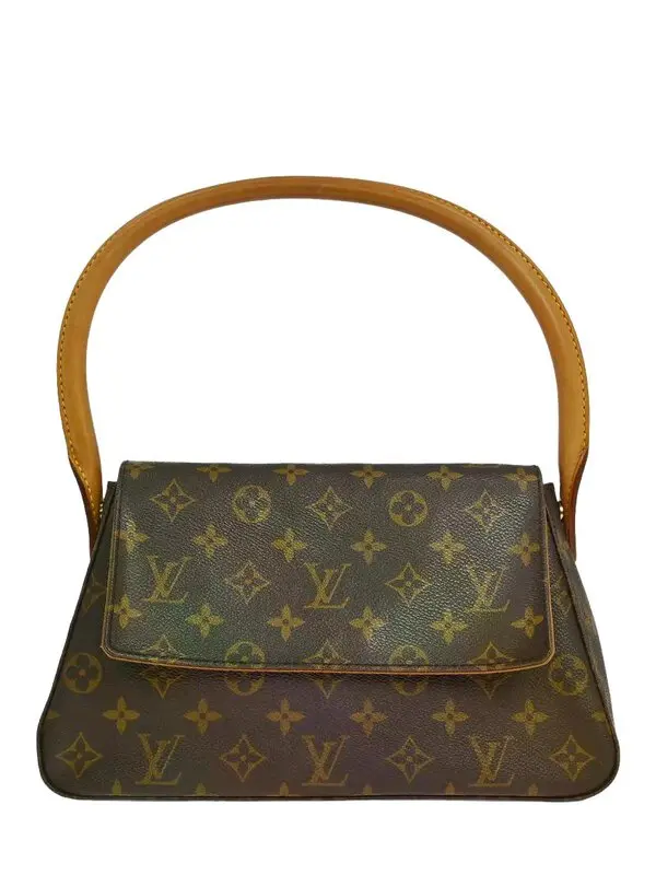 LOUIS VUITTON 2002 Mini Looping Handbag - Brown