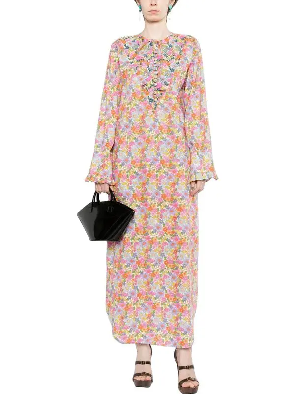 BAMBAH Lola Maxi Dress - Pink