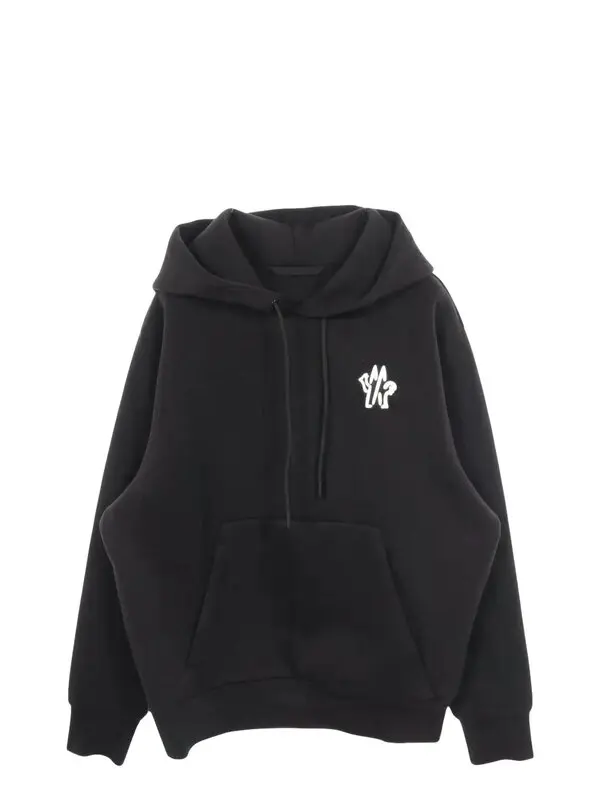 Moncler Logo Hoodie - Black
