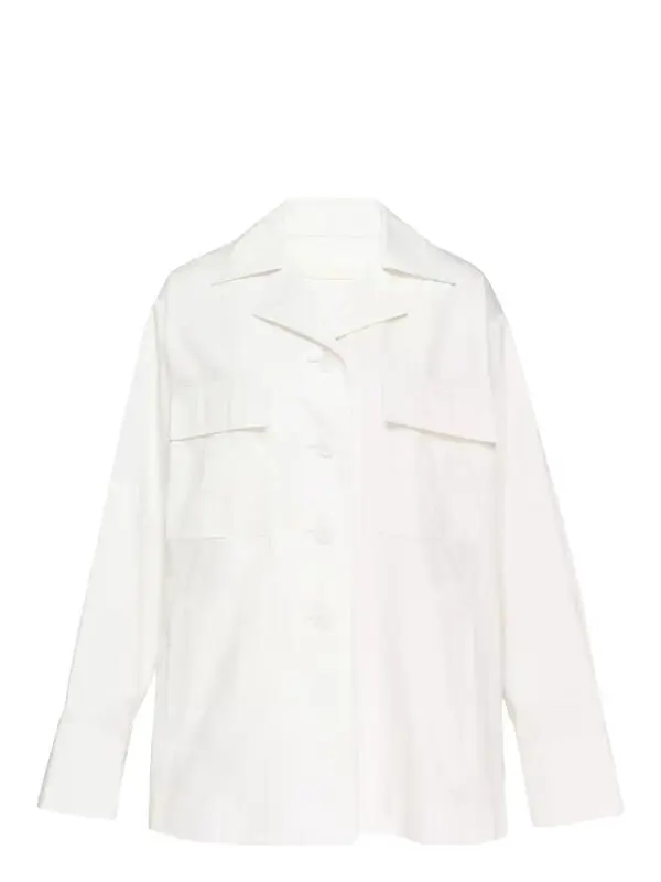 CLUB21 Thea Military Oversized Jacket - White