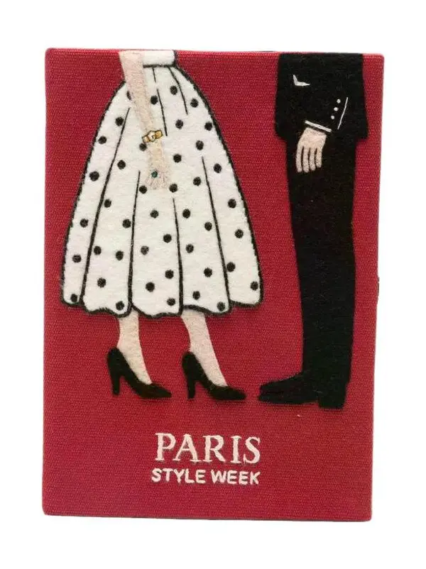 OLYMPIA LE-TAN Paris Style Week Clutch Bag - Red