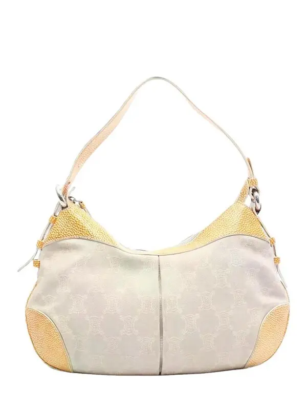 Celine Macadam Canvas Shoulder Bag - Grey