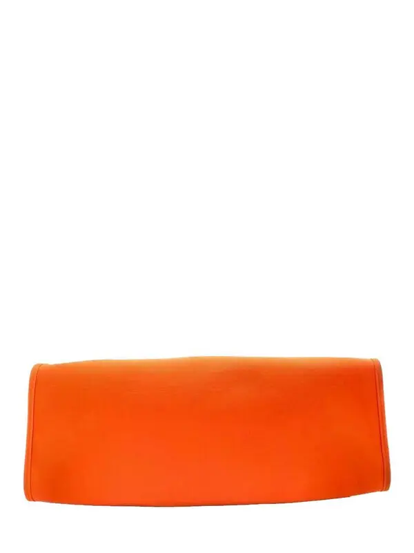 Hermès Herbag Zip Leather And Toile 39 Satchel - Brown