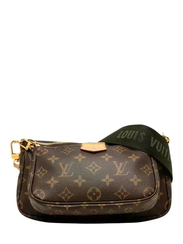 LOUIS VUITTON Monogram Multi Pochette Accessoires Satchel - Brown