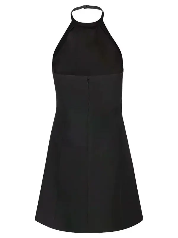 Valentino Garavani Crystal-embroidered Bow Mini Dress - Black