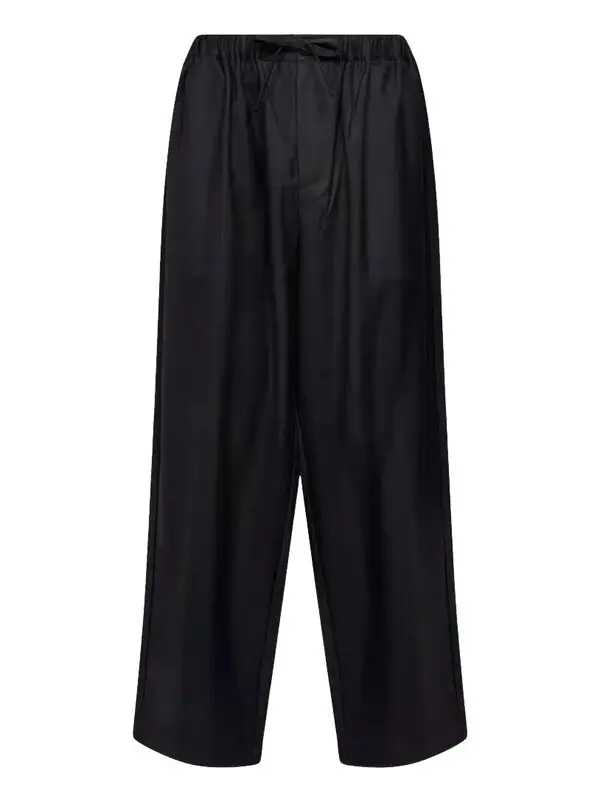 ROSE BURRITO Drawstring Elasticated-waist Trousers - Blue