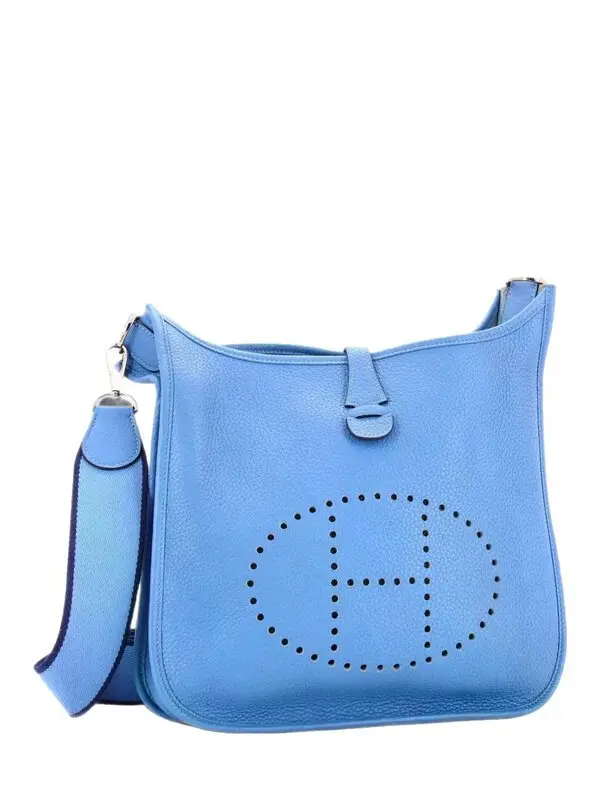 Hermès Evelyne Bag Gen Iii Clemence Pm Crossbody Bag - Blue