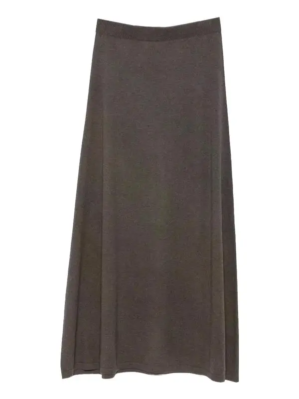 LISA YANG Adrienne Midi Skirt - Brown