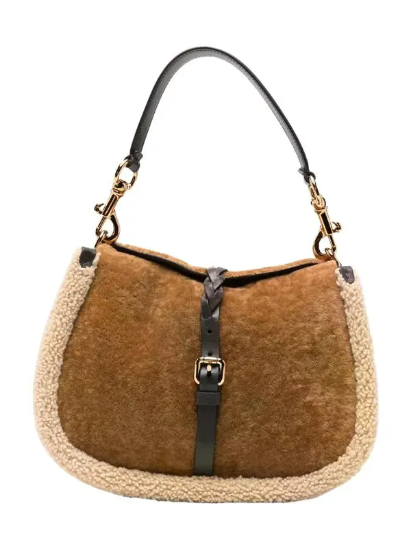 Etro Pony-hair Mutton-trim Cross Body Bag - Brown