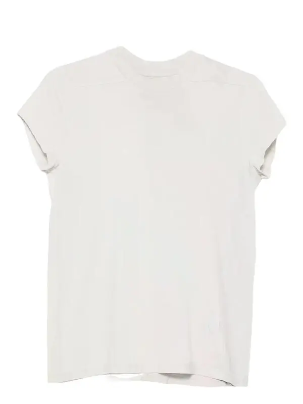 Rick Owens Ribbed-trim Strap-detail T-shirt - White